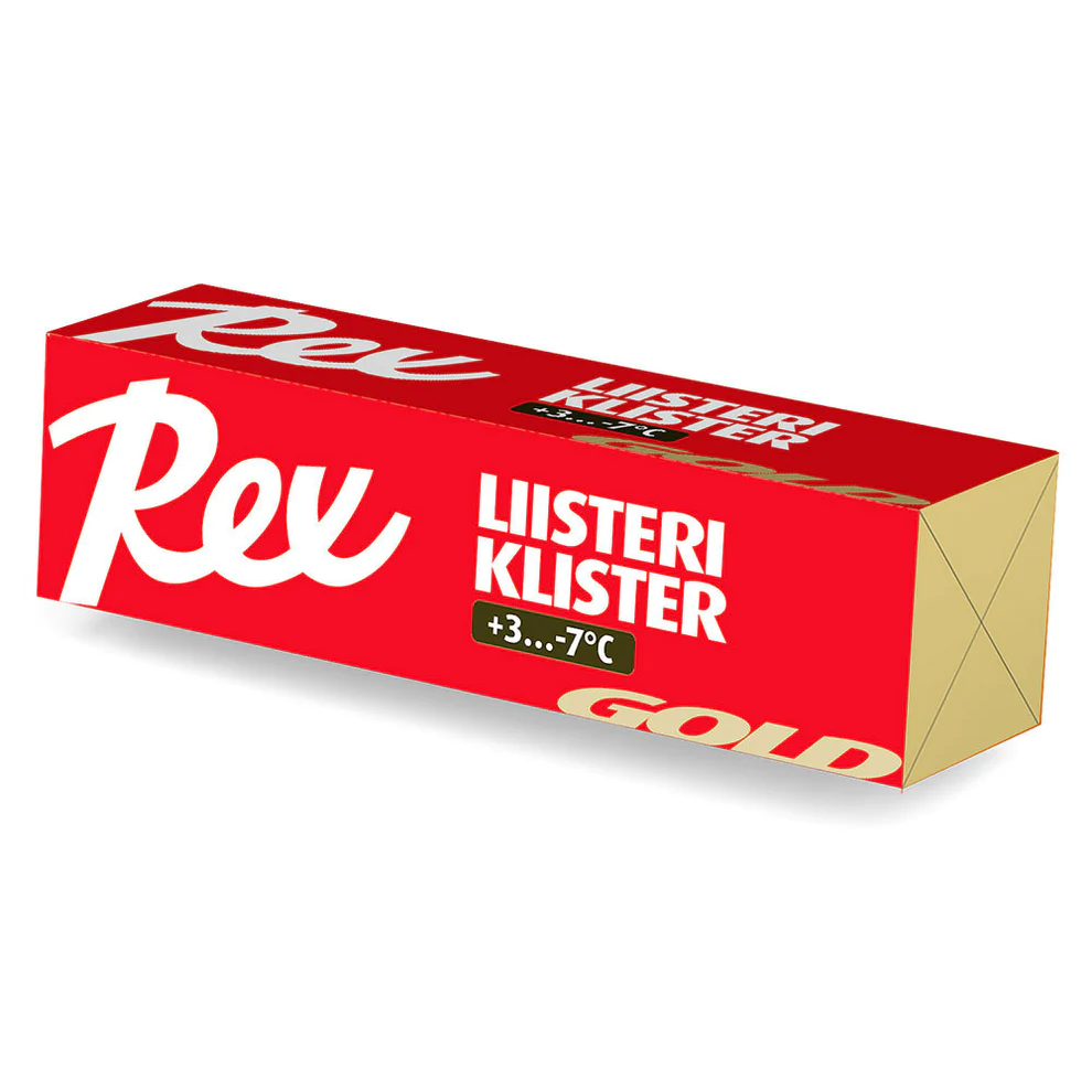 Rex Klister Gold: +3 to -7C